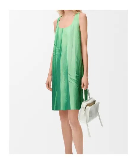Loewe Sleeveless Shift Dress With Double L Embroidery