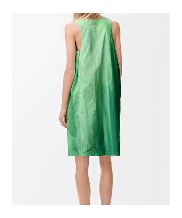 Loewe Sleeveless Shift Dress With Double L Embroidery