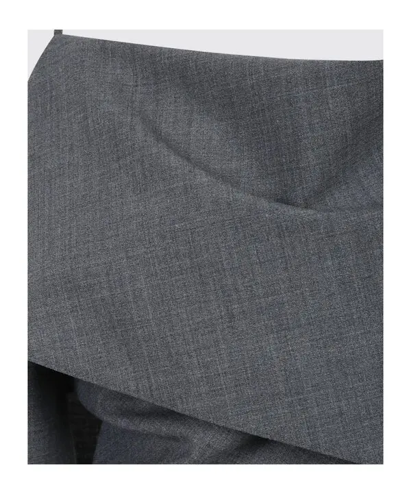 MAISON MARGIELA Sleeveless Ruffled Strap Top - Grey