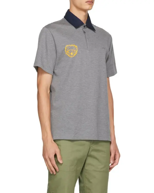 LANVIN Short-sleeved Lapel Polo Shirt
