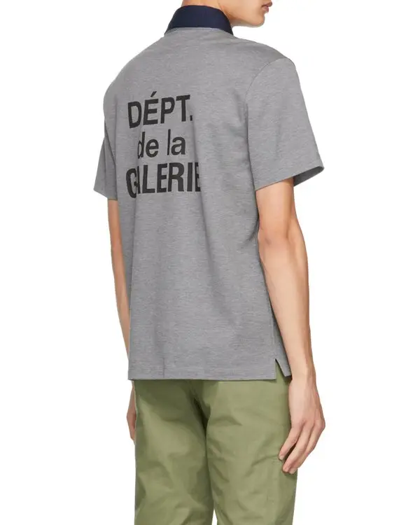 LANVIN Short-sleeved Lapel Polo Shirt