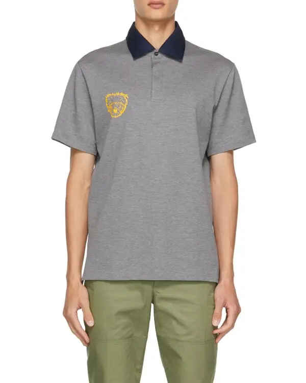 LANVIN Short-sleeved Lapel Polo Shirt