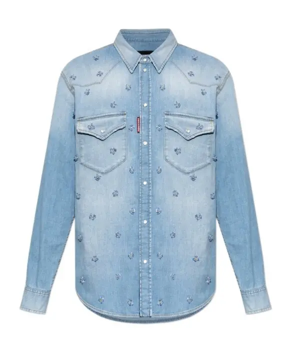 Dsquared2 Embellished Western Shirt