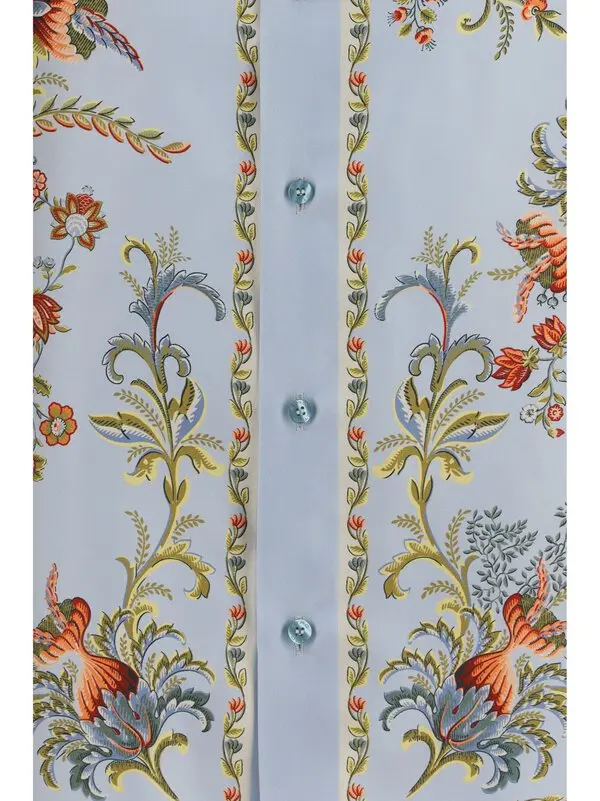 Etro Oversized Flora Fauna Print Shirt