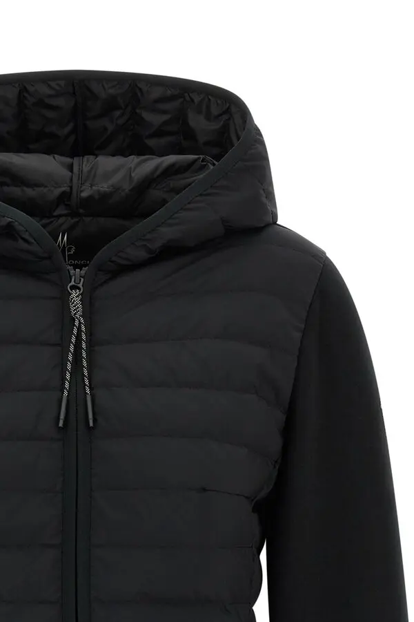 Moncler Hooded Panelled Down Jacket