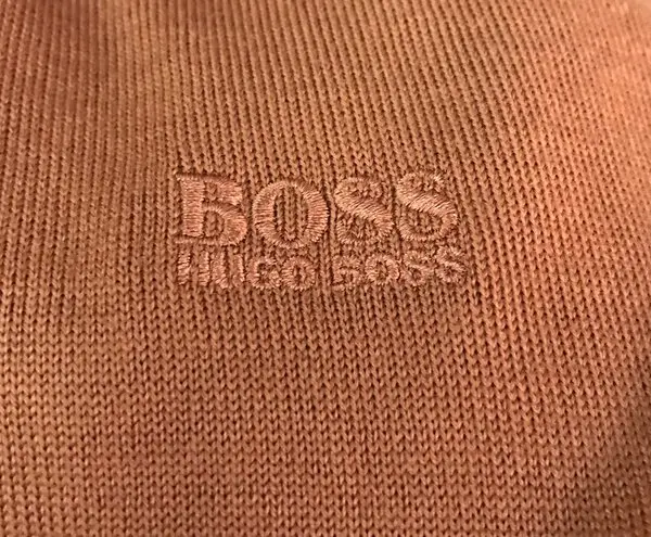 Hugo Boss Regular Fit Extrafine Merino Round Neck Sweater - Brown