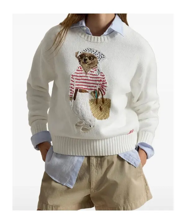 Polo Ralph Lauren Polo Bear Crewneck Knitted Sweater