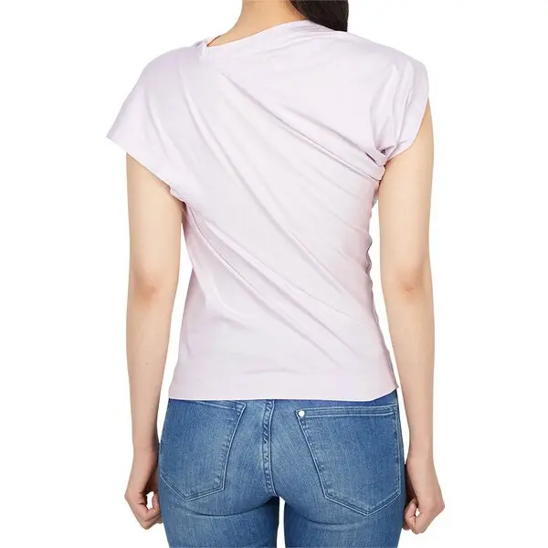 VIVIENNE WESTWOOD Orb Embroidered One-shoulder Top - Gray