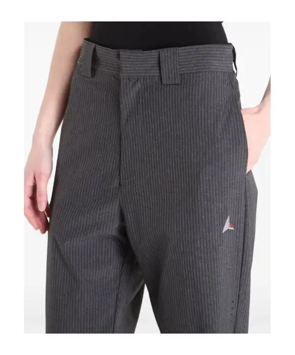 ROA Pinstriped Wide-leg Pants