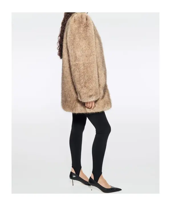 STAND STUDIO Sadie Crewneck Jacket - Nude