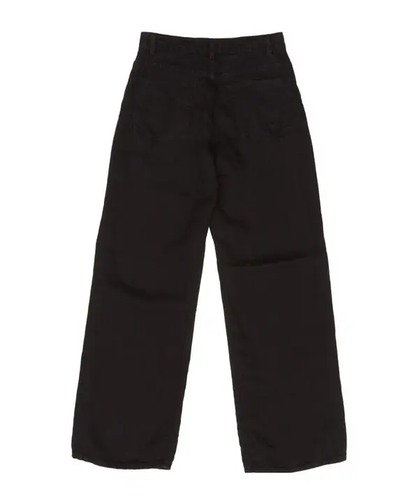 THE ROW Eglitta Straight Leg Jeans - Black