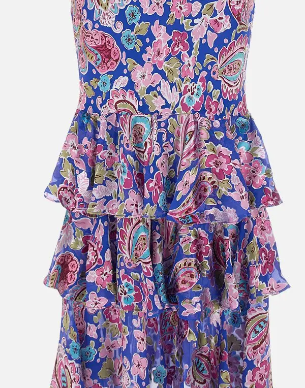 Rixo Amelle Floral Tiered Ruffled Maxi Dress