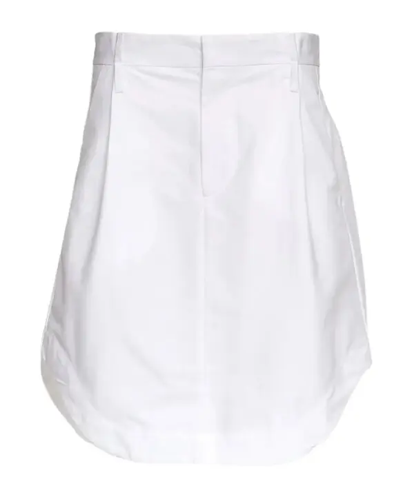 Victoria Beckham Asymmetric Cargo Skirt - White