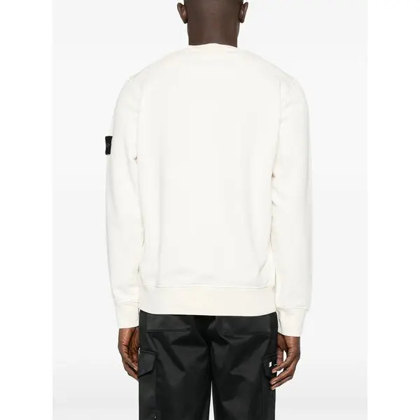 Stone Island Logo Patch Crewneck Sweatshirt - No