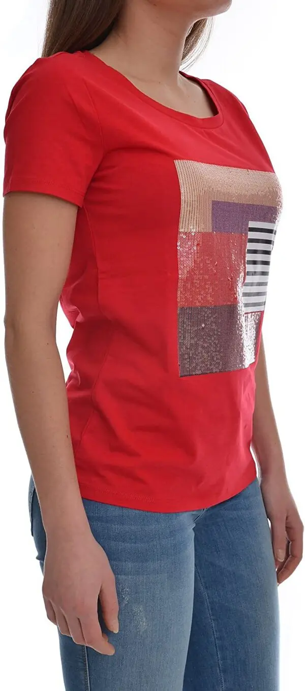 Emporio Armani Embellished Round Neck T-shirt