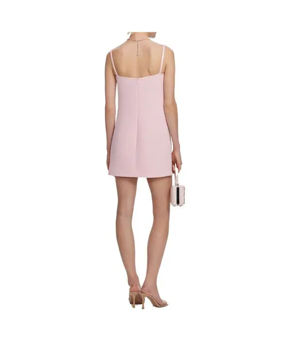 SELF-PORTRAIT Floral-appliqué Mini Dress