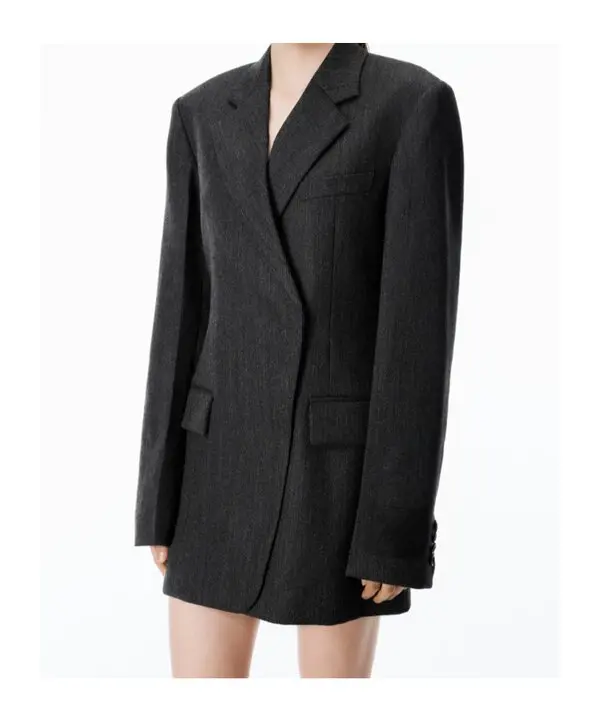Alexander Wang Double-breasted Fitted Blazer Dress
