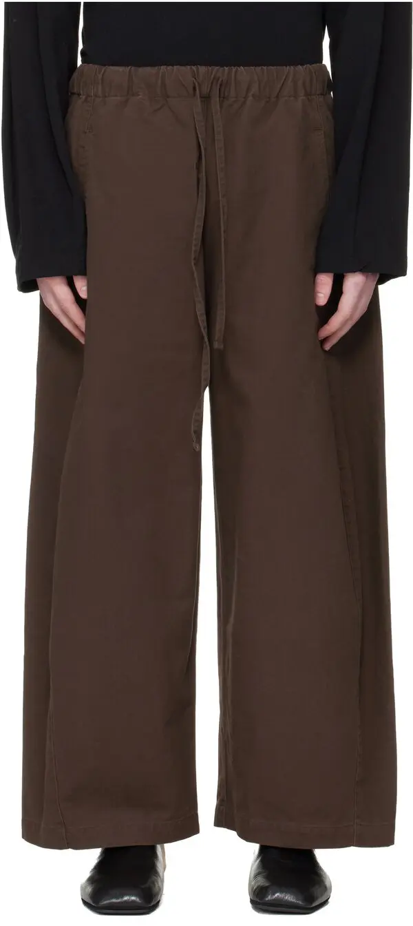 ENTIRE STUDIOS Loft Barrel-leg Pants - Green