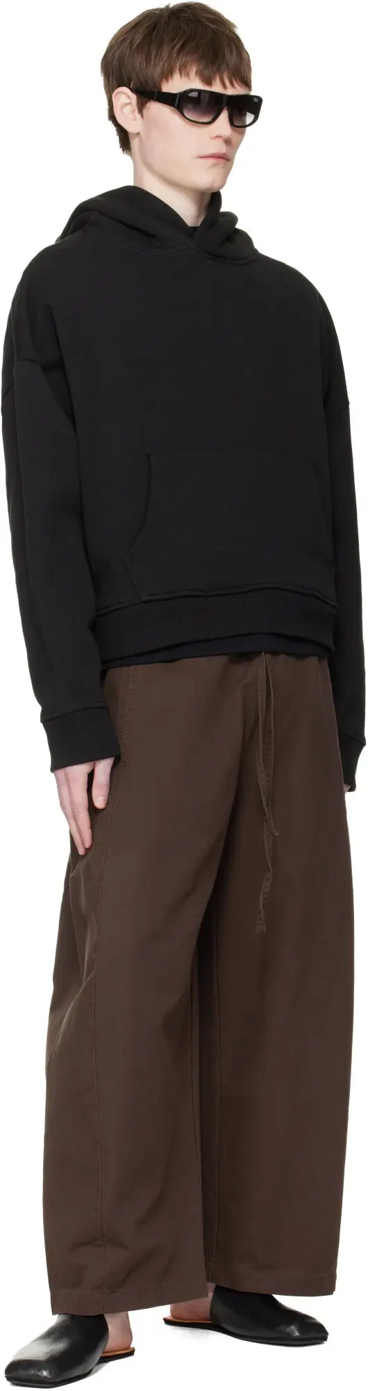 ENTIRE STUDIOS Loft Barrel-leg Pants - Green