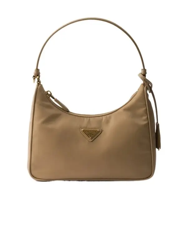 Prada Re-edition 2005 Re-nylon And Saffiano Mini Bag - Camel-colored