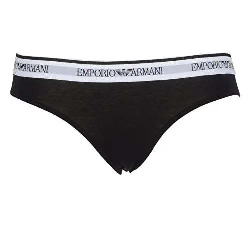Emporio Armani Logo Printed Underwear - Black