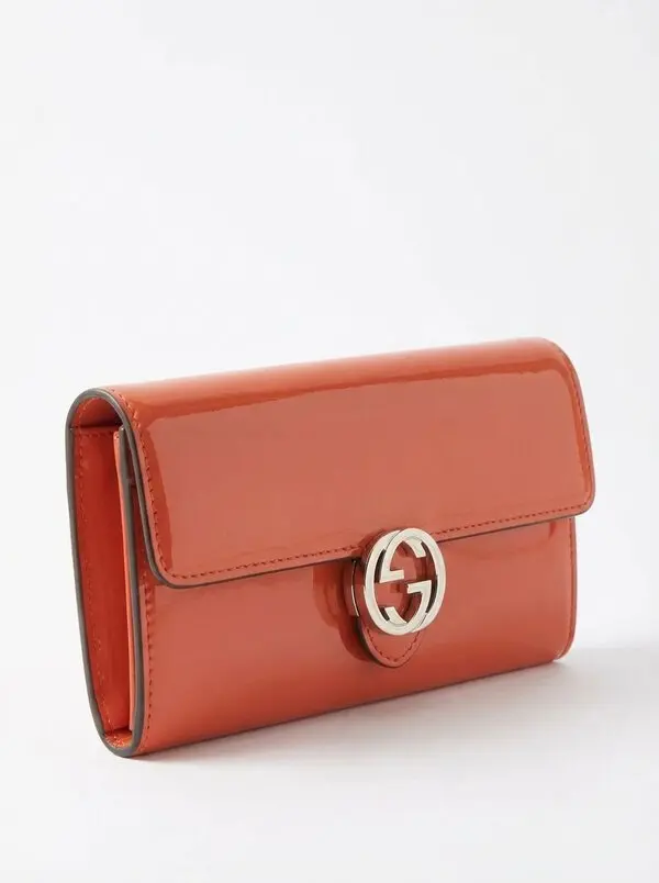 Gucci Long Double-folded Wallet - Red