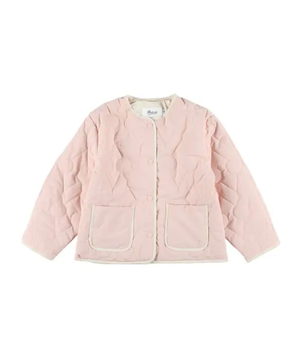 Bonpoint Quilted Logo Cherry Jacket - Pink