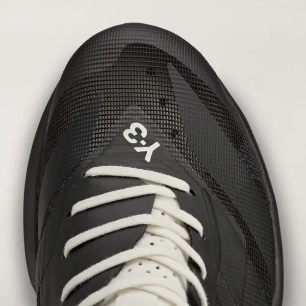 Y3 X Adidas Adizero Rc6 Lace-up Sneakers - Black / Off White