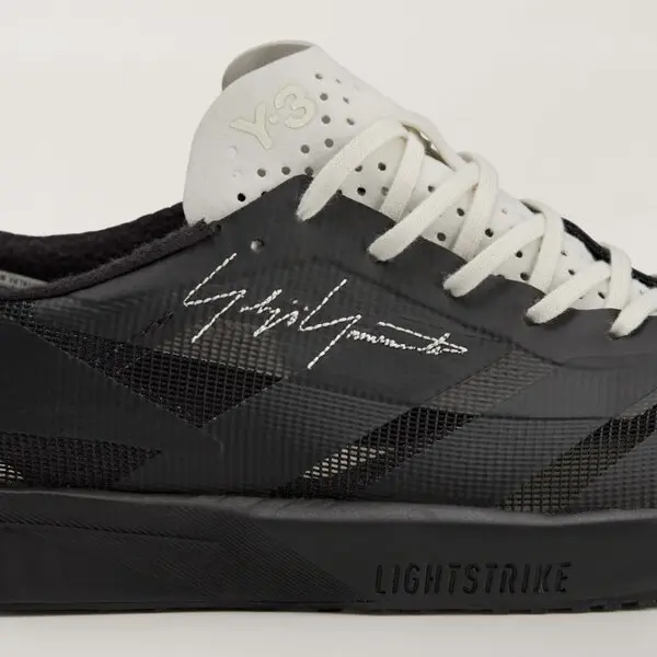 Y3 X Adidas Adizero Rc6 Lace-up Sneakers - Black / Off White
