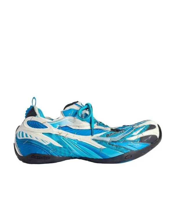 Balenciaga Soleless Sneakers - Blue/white/silver