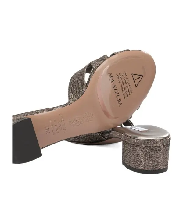 AQUAZZURA Nina 35 Knotted Mules