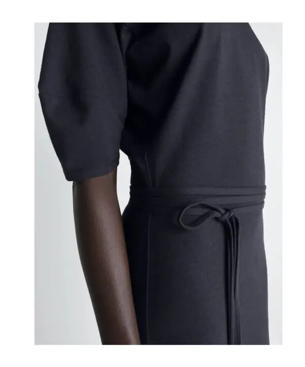 LEMAIRE Off-shoulder Short Sleeve Dress - Urchin