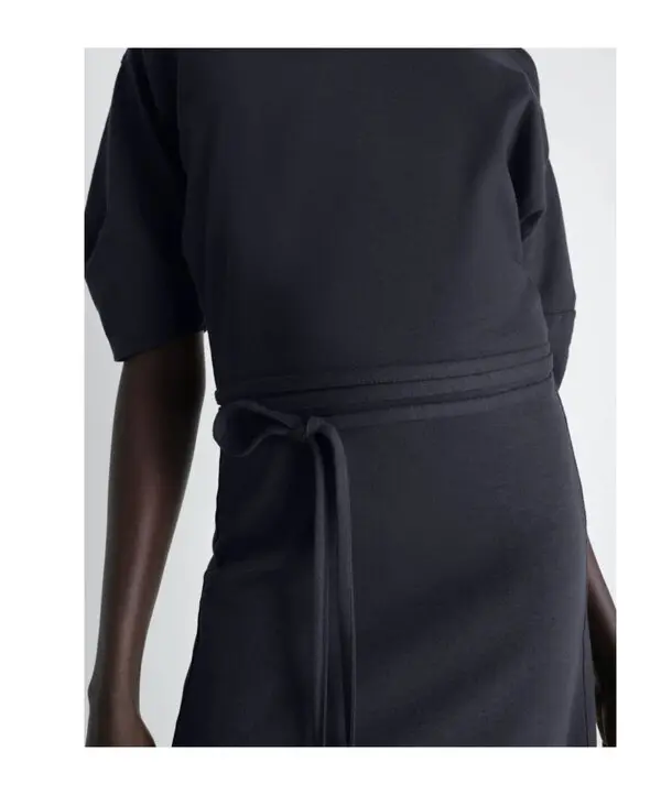 LEMAIRE Off-shoulder Short Sleeve Dress - Urchin