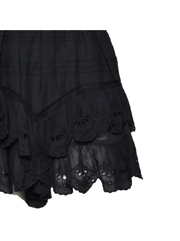 Isabel Marant Étoile Jocadia Floral Lace Shorts - Black