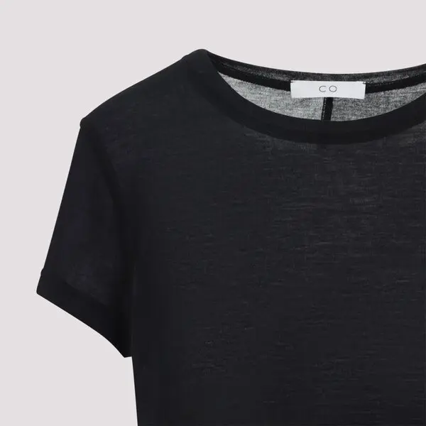 Co Fitted T-shirt With Crew Neck And Short Sleeves