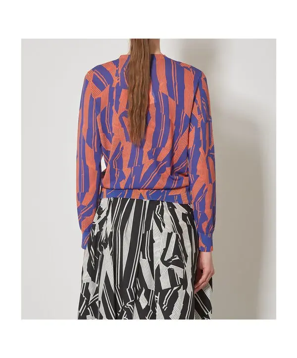 Dries Van Noten V-neck Knitwear With Fabric-covered Buttons