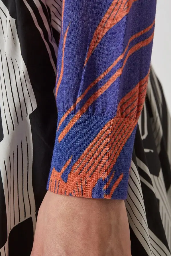 Dries Van Noten V-neck Knitwear With Fabric-covered Buttons