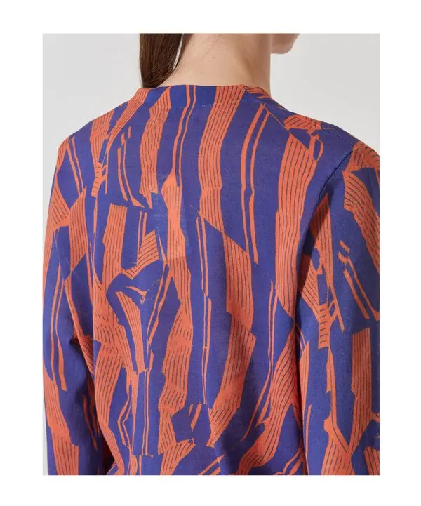 Dries Van Noten V-neck Knitwear With Fabric-covered Buttons