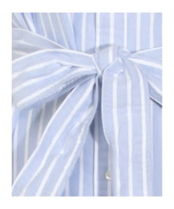 Polo Ralph Lauren Striped Belted Shirt Dress - Blue
