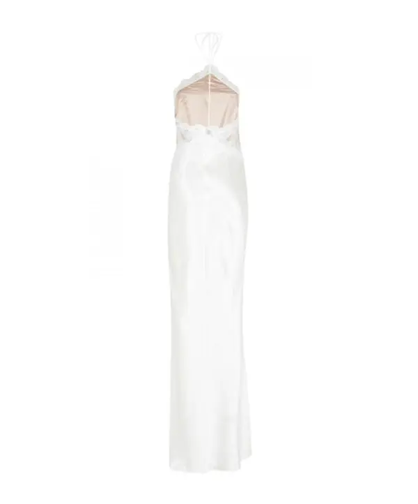 Retrofete Halter Neck Maxi Dress