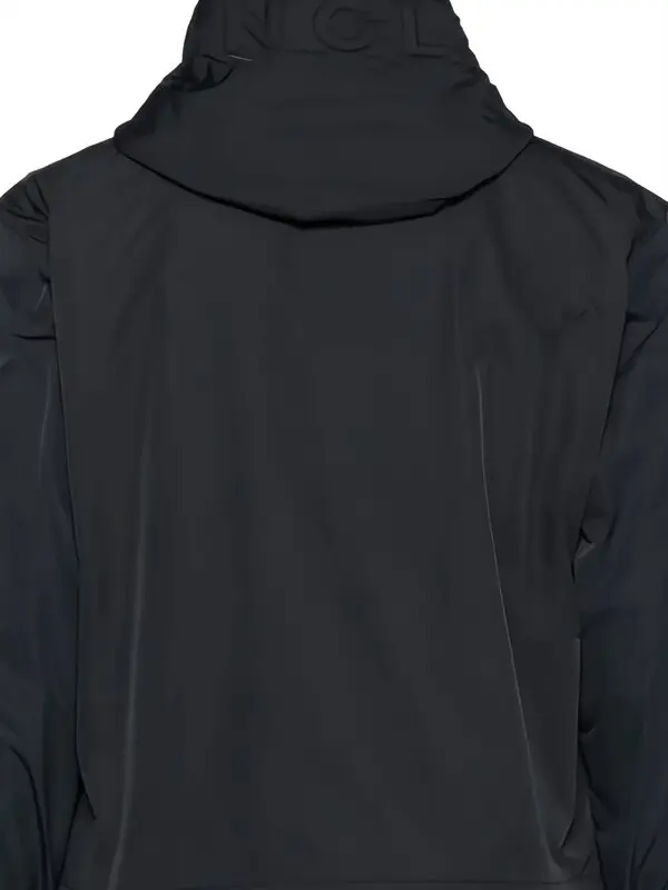 Moncler Logo Hooded Zip-up Jacket