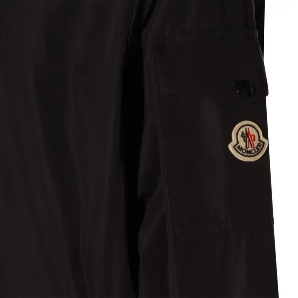 Moncler Logo Hooded Zip-up Jacket