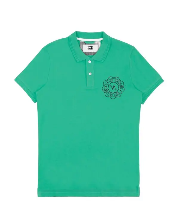 Iceberg Logo Polo Shirt - Green