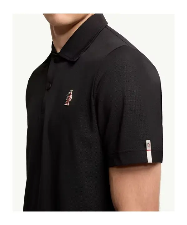 Moncler Logo-patch Short-sleeved Polo Shirt