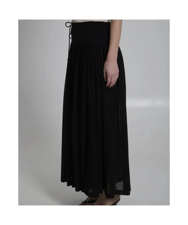 THE ROW Berenice Pleated Wide-leg Pants - Black
