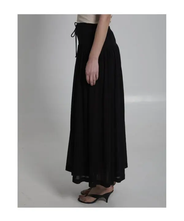 THE ROW Berenice Pleated Wide-leg Pants - Black