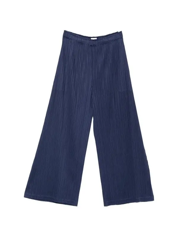 Issey Miyake Wide Leg Pleated Trousers