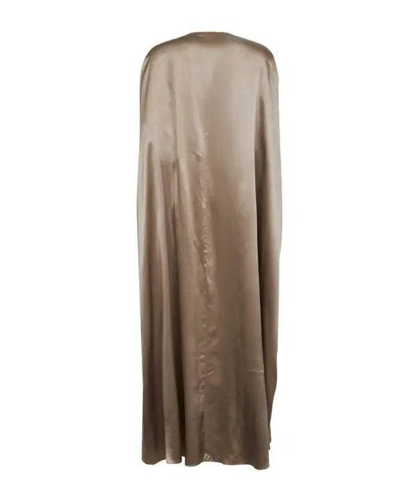 Co Name' Draped Cape Wrap Maxi Dress