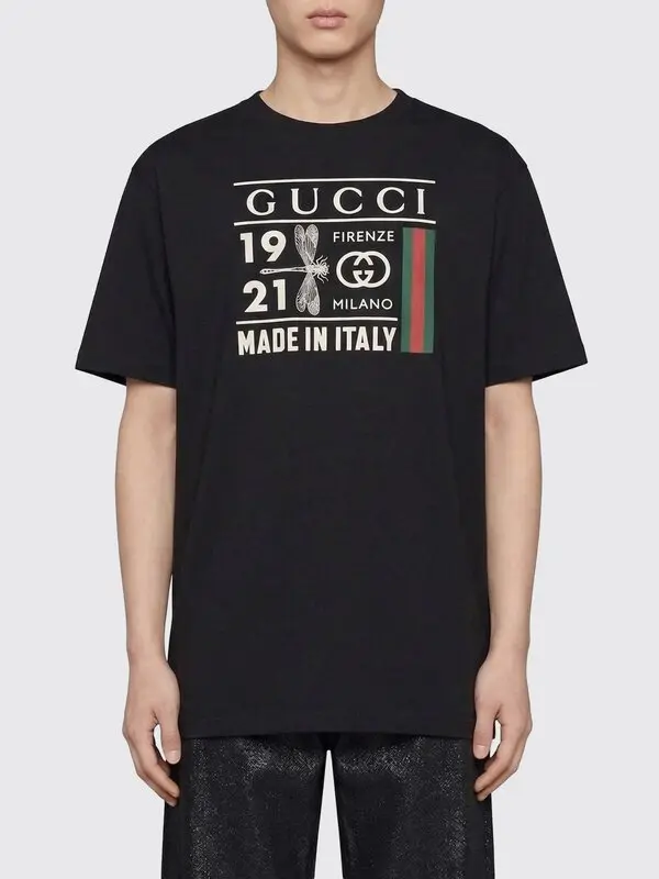 Gucci Logo Printed Crewneck T-shirt