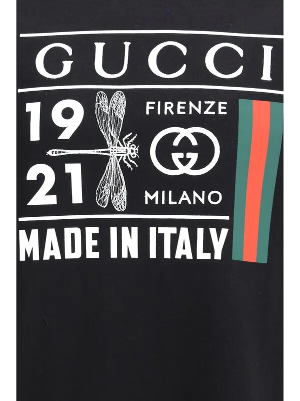 Gucci Logo Printed Crewneck T-shirt